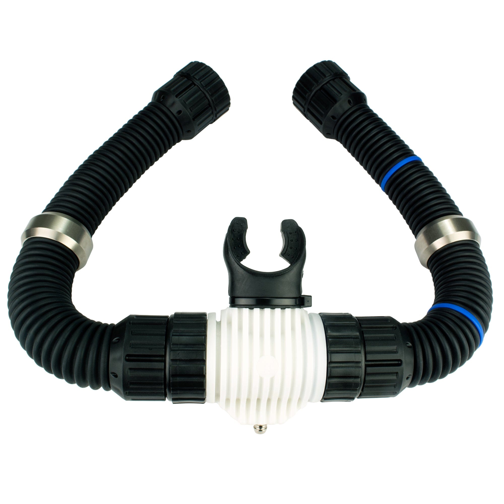 Rebreather Mouthpiece DSV with Convoluted Hoses | AP CCR