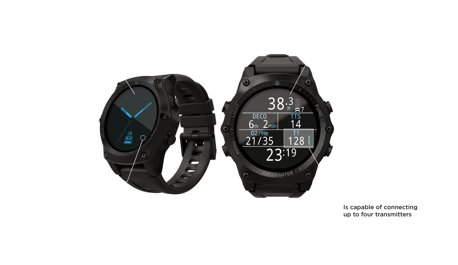 Shearwater Teric | Compact Wrist-Mount Dive Computer Watch